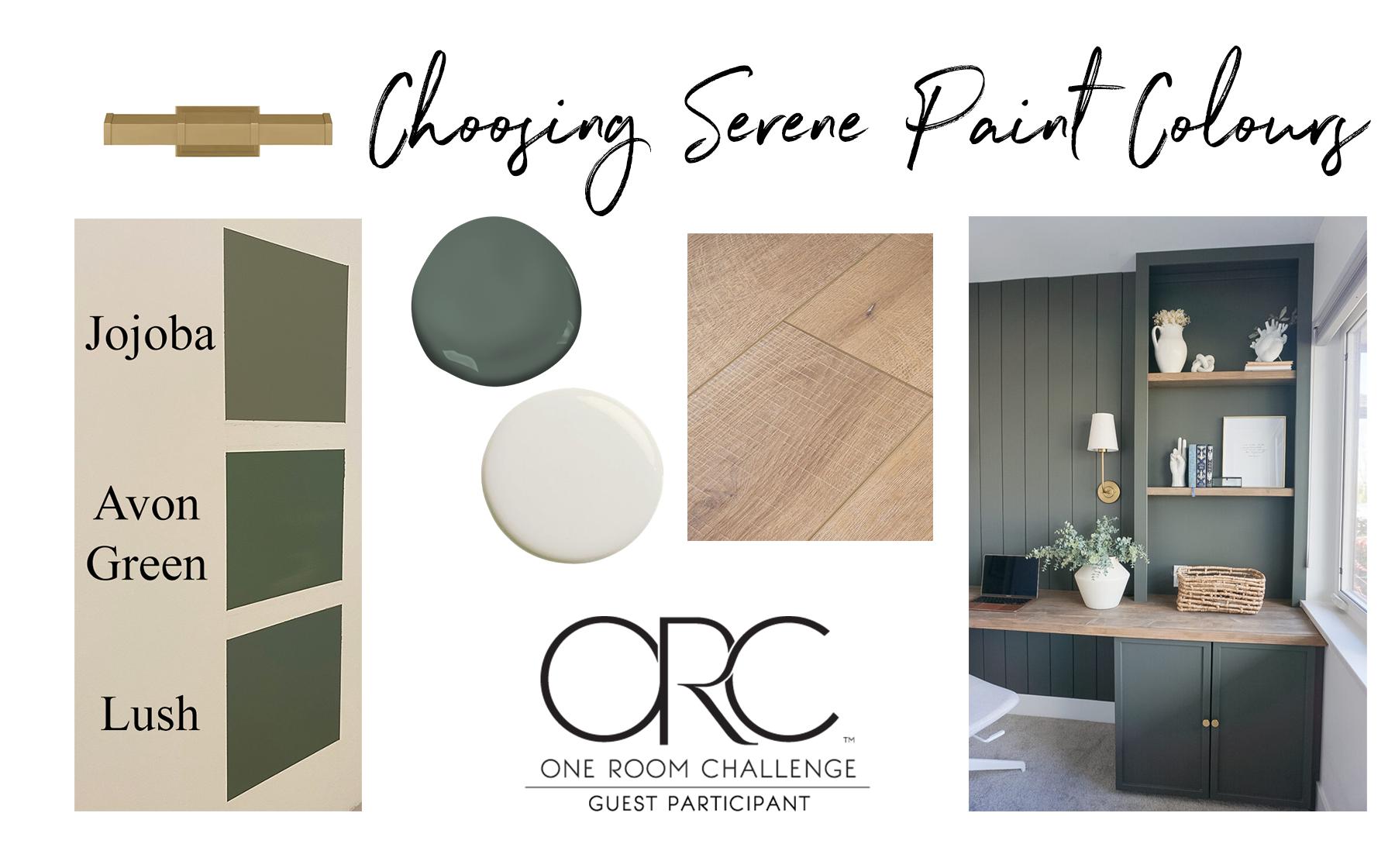 Choosing Serene Paint Colours for our Home Office- Week 2 of the One ...